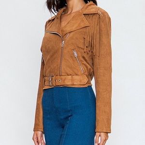 Flying Tomato | Jackets & Coats | Flying Tomato Faux Suede Fringe ...